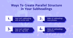 How To Write Great Subheadings: 4 Best Practices