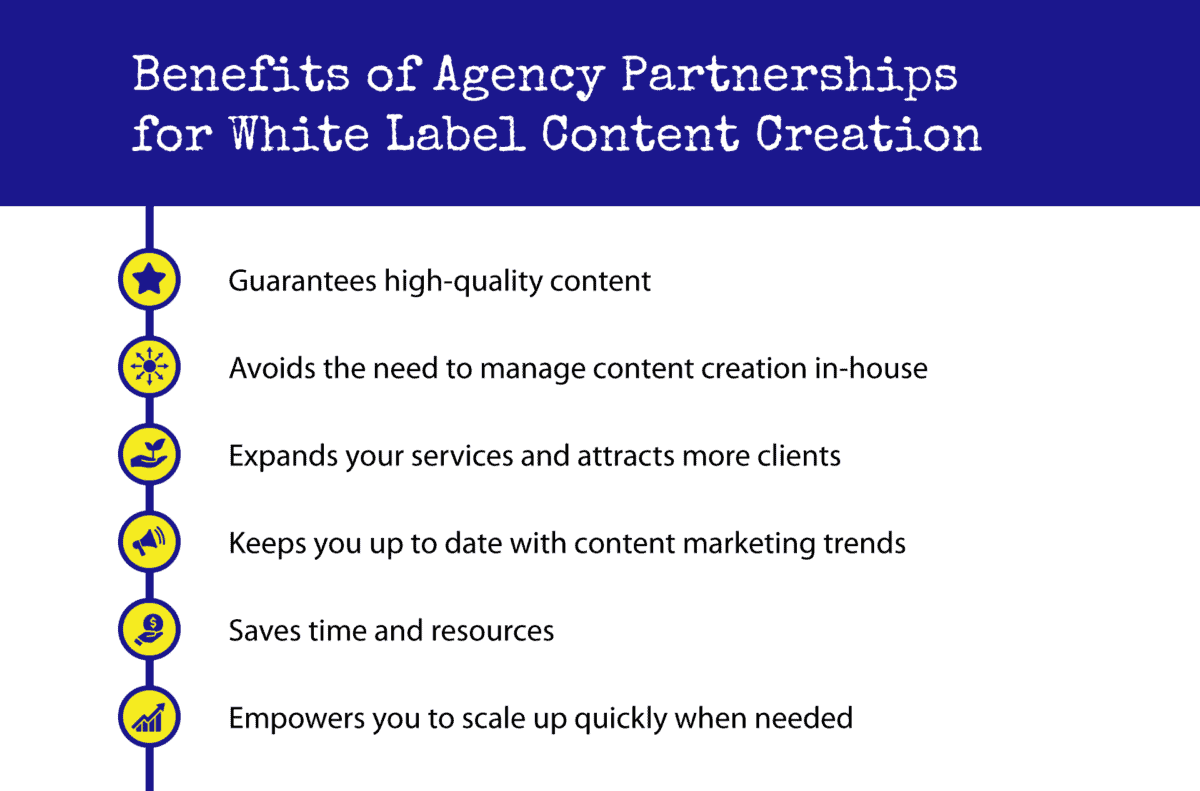 6 Benefits of Content Agency Partnerships for Your Business